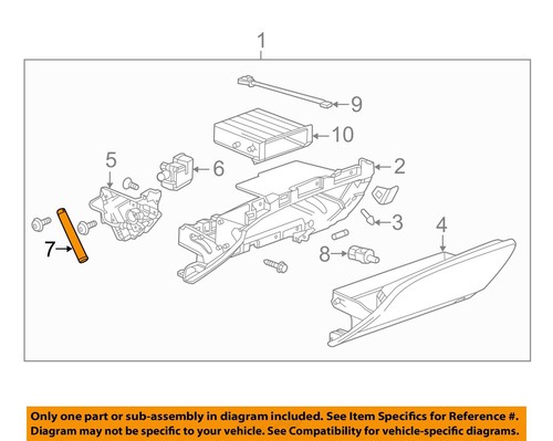 GM OEM 13-20 Envision,XTS Instrument Panel Glove Box-Damper 22773305 | eBay
