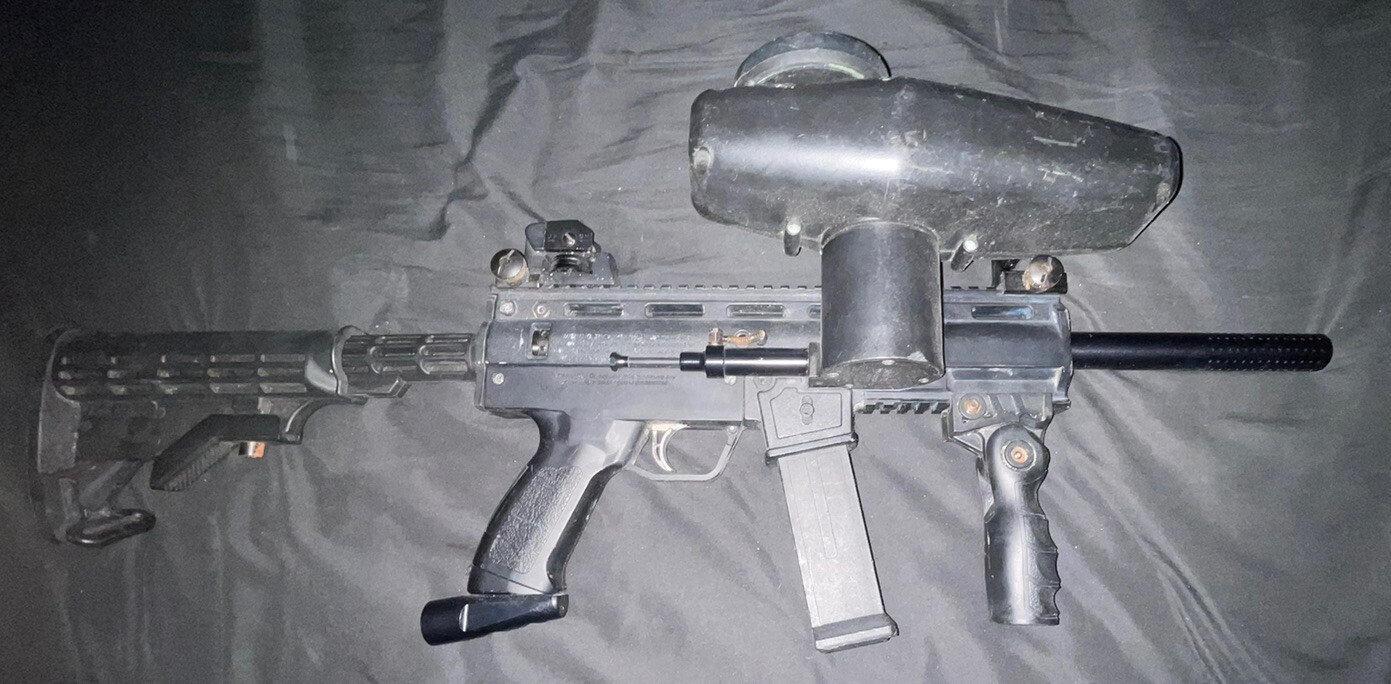 Tippmann X7 Phenom Paintball Gun Hopper Stock Full Auto Electronic ...