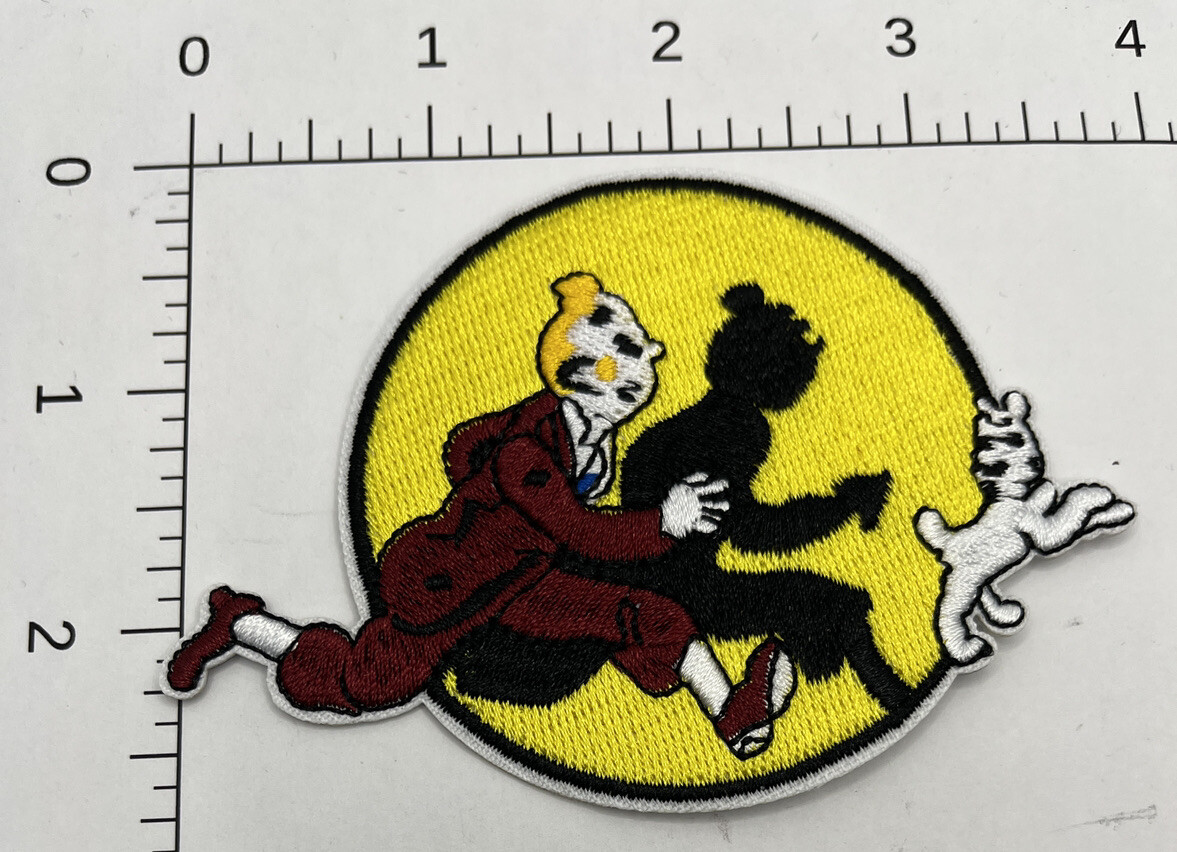 Tintin Animated Cartoon Dog Iron-On Embroidered Patch #187 | eBay