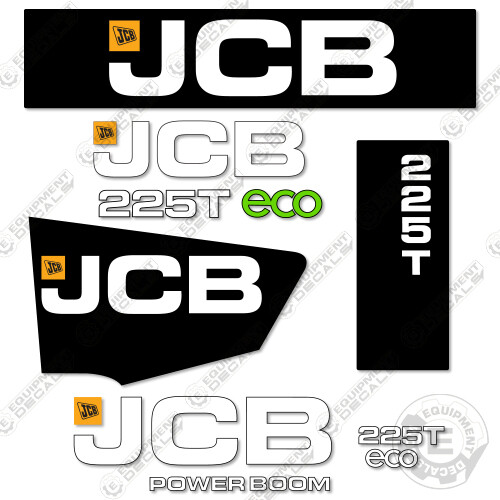 Fits JCB 225T Decal Kit Skid Steer Replacement Stickers Heavy Equipment ...