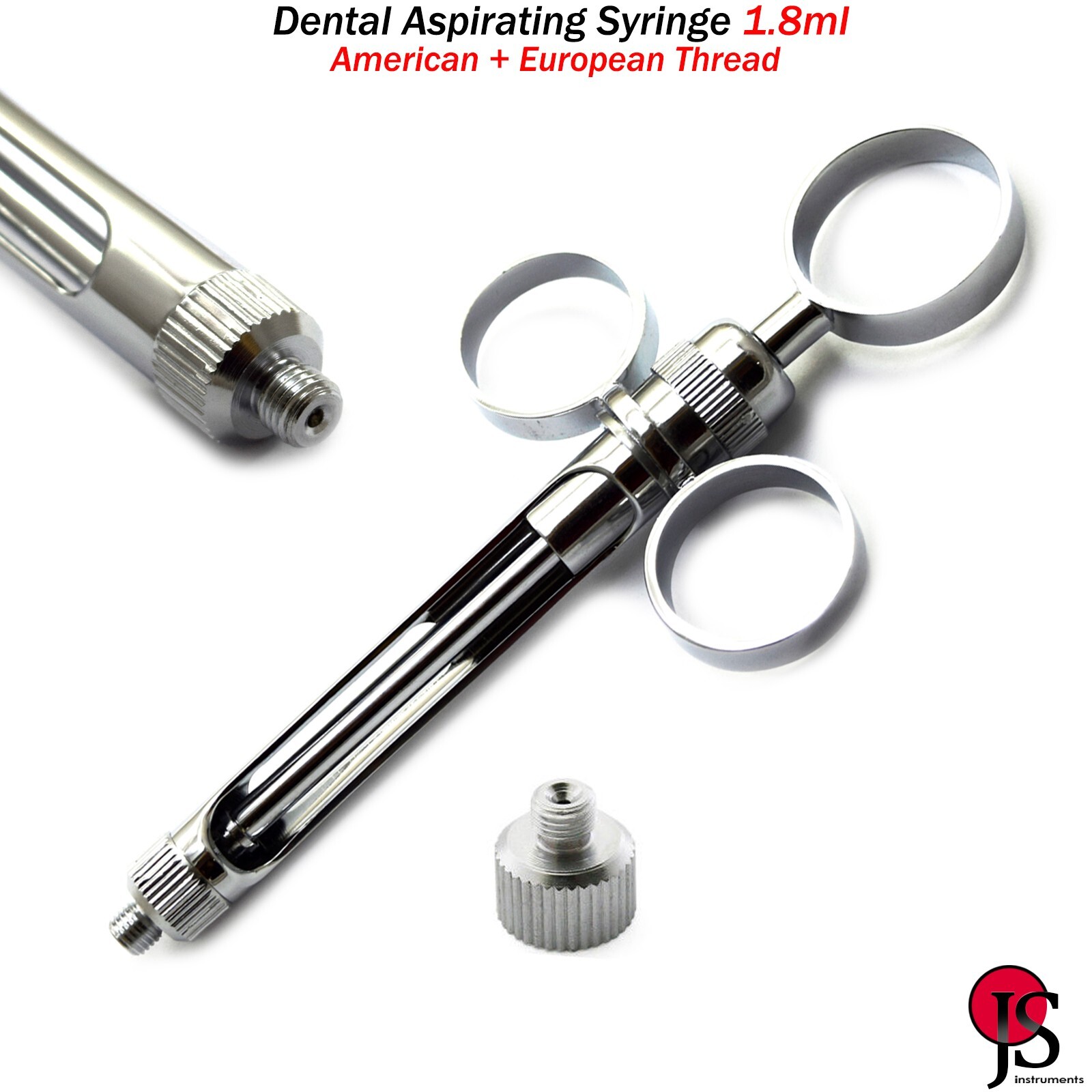 Anesthetic Syringe Aspirated 1.8ml Dental Cartridge Anesthesia Surgical ...