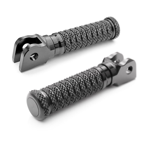 Black M-Grip Racing Front Foot Pegs Set For Yamaha YZF R125 08 09 10 11 ...