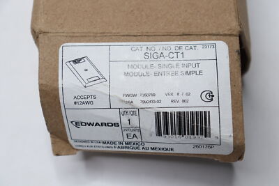 Fire Alarms - Single Input