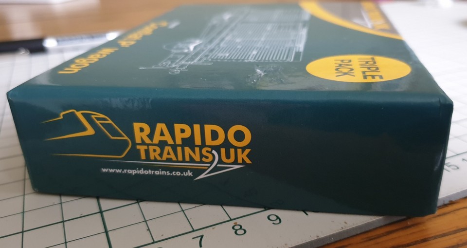 Conflat P Wagons. Triple Pack by Rapido Trains N Gauge Boxed | eBay UK