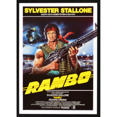 Rambo Poster Sylvester Stallone Ted Kotcheff Richard Crenna Rocky ...