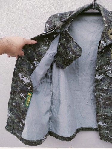 South Korea Army ROK Navy Dark Blue Digital Camo Shirt Jacket | eBay