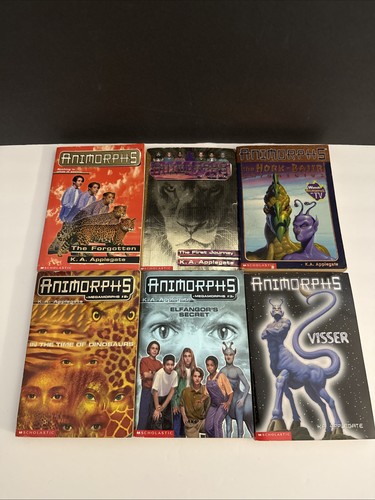 Animorphs Lot of 6 Books Paperback K.A. Applegate 1st Printings | eBay
