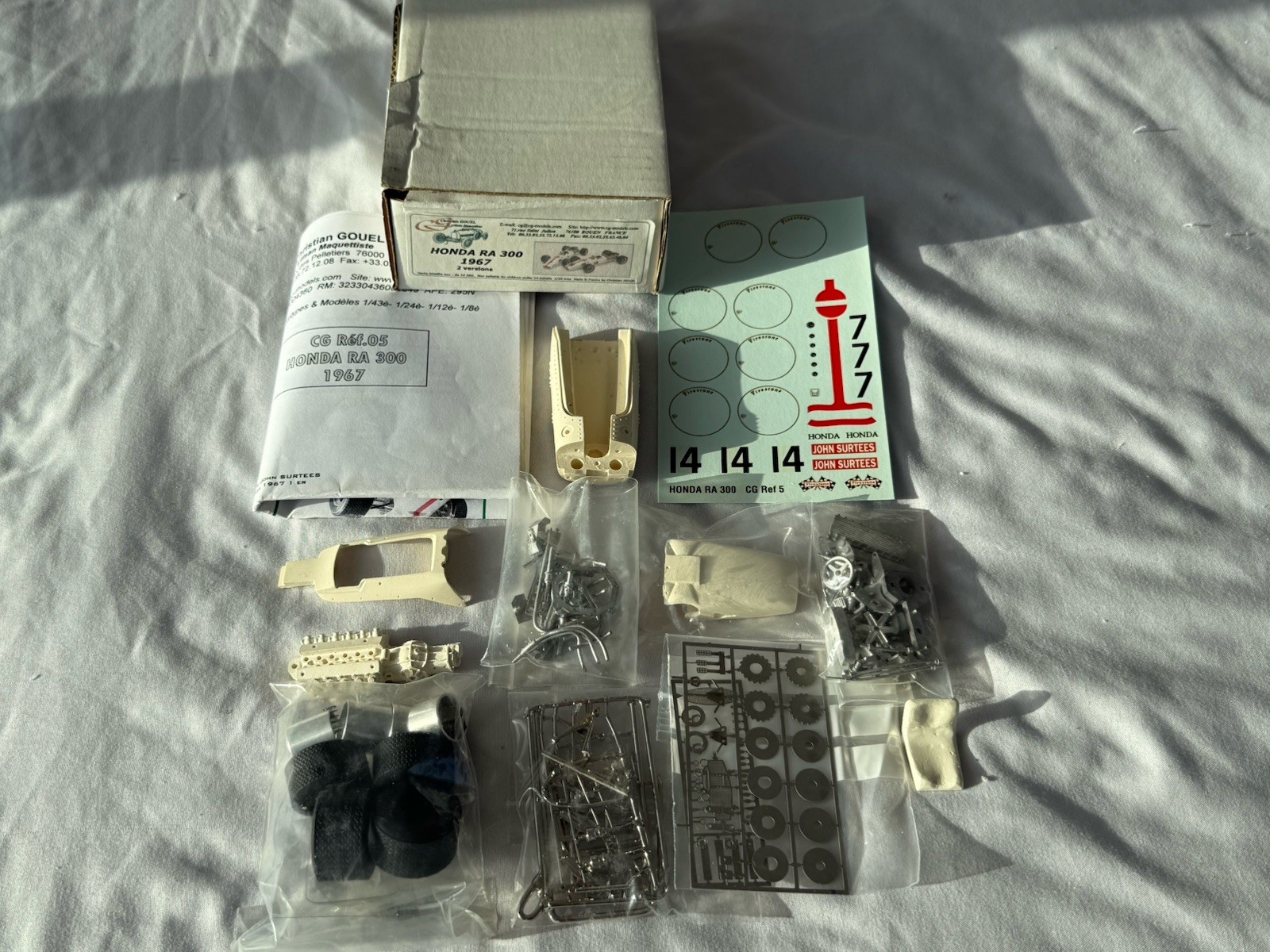 1:24 Resin Christian Gouel Honda RA 300 1967 Kit | eBay