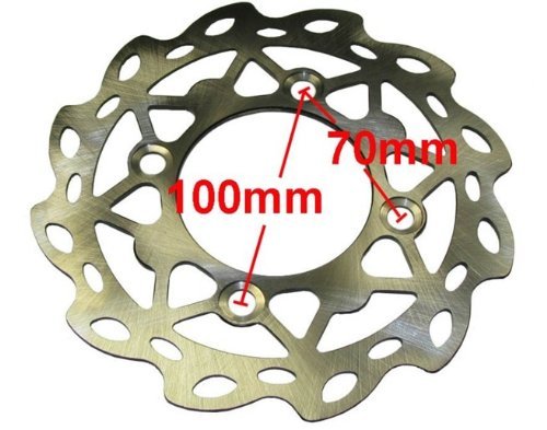 190mm Brake Disc Disk Rotor Chinese Thumpster PIT PRO Bike Quad ATV ...