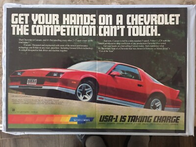 *READY to DISPLAY*1983 CHEVY CAMARO SS *Original* AD IROC *Z28/rs/302/ ...