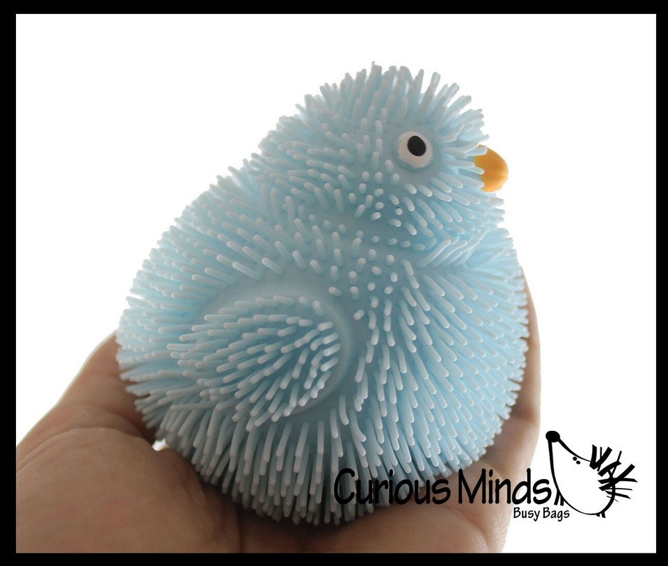 2 Puffer Chicks - Cute Small Novelty Toy - Party Favors - Easter Gift ...