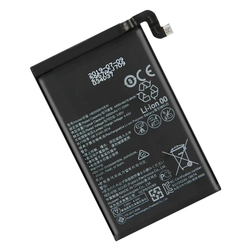 4500mAh HB555591EEW For Mate 30 Pro 5G LIO-N09 LIO-N29 LIO-AN00 Battery ...