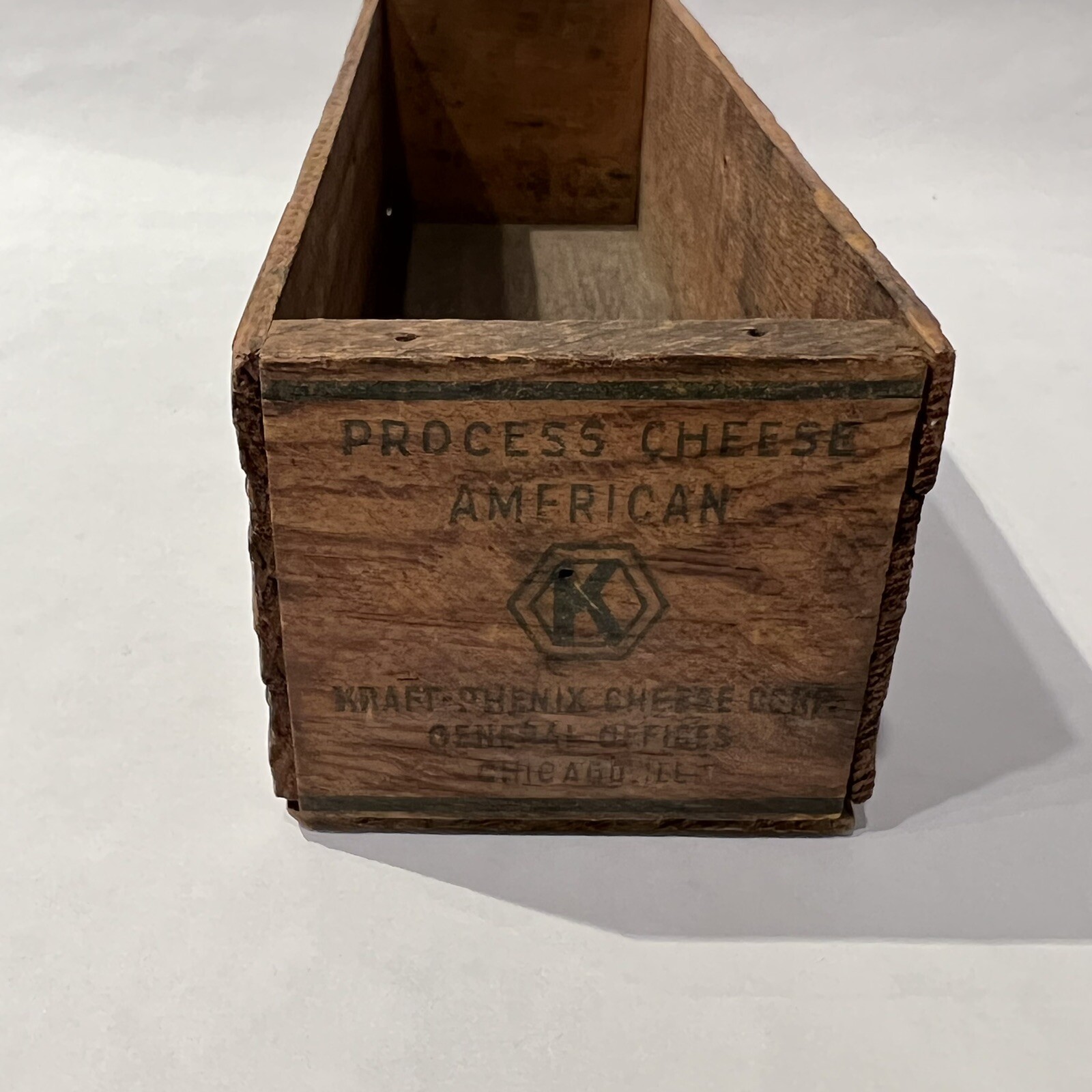 Vintage Kraft American Wooden Pasteurized Process 2lb. Cheese Crate ...