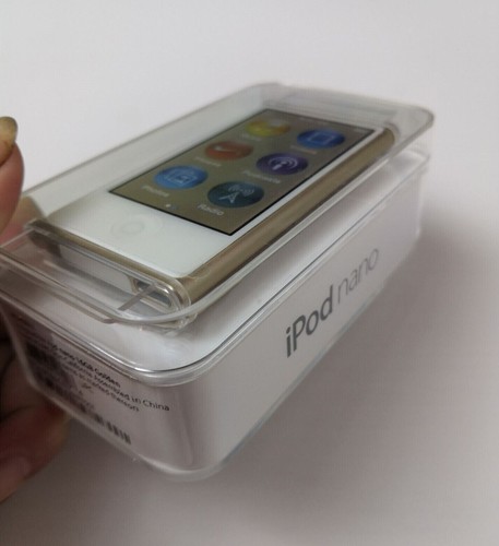 🍎New Apple iPod nano 7th Generation Gold 16GB MP3 Player- Sealed Retail ...