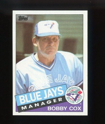1985 TOPPS #411 BOBBY COX TORONTO BLUE JAYS MANAGER | eBay