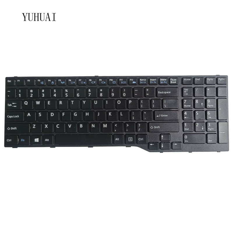 New US English Laptop Keyboard for Fujitsu Lifebook E753 E754 E756 | eBay