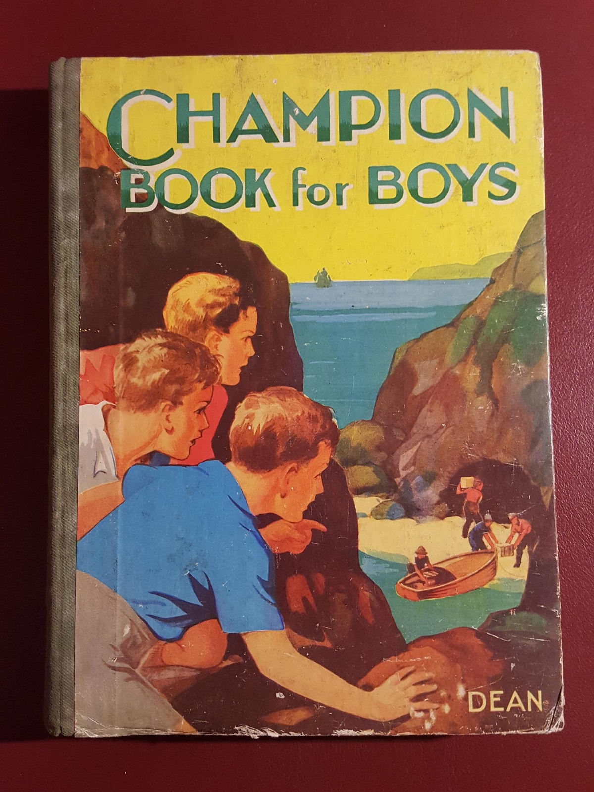Champion Book For Boys - 1949 - Hardback Book - Annual | eBay