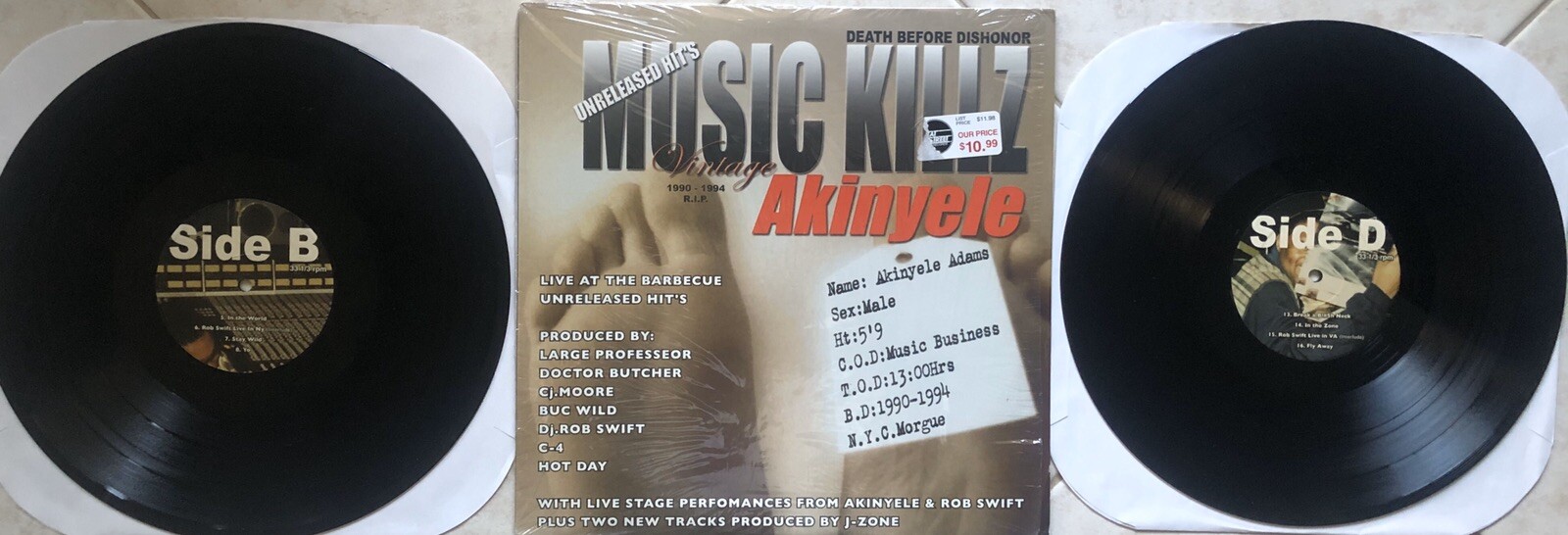 AKINYELE {Akinyele Live At The Barbecue-Unreleased Hits} Music Killz LP ...