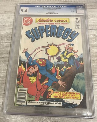 ADVENTURE COMICS #453 SUPERBOY - DC COMICS 1977 - CGC 9.6 White Pages ...