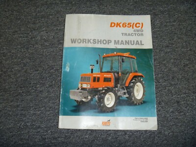 Kioti DK65 DK65C 4WD Tractor Shop Service Repair Workshop Manual | eBay
