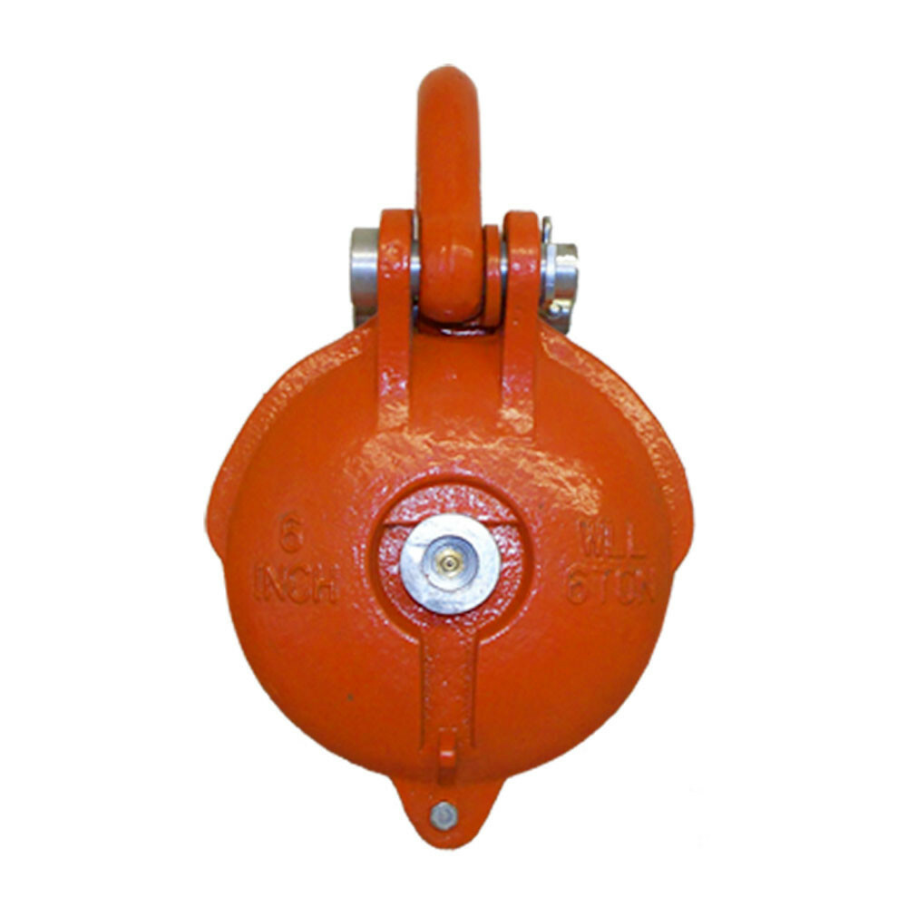 4.5 Ton Bail Snatch Block Hoist Rig-ging Shackle Wire Rope 5" Pulley | eBay