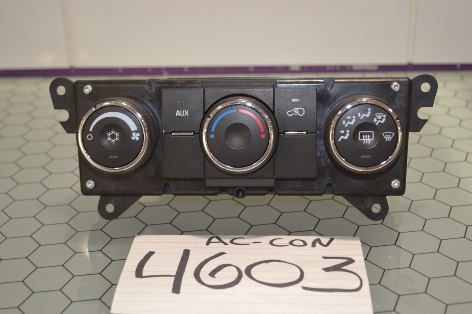 07 08 09 10 11 12 GMC Acadia AC and Heater Control Used Stock #4603-AC ...