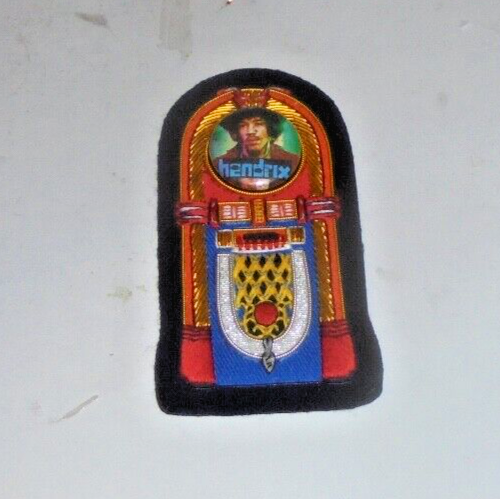 JIMI HENDRIX Acid Hard Rock FM Radio Hit Song Fan Club Jukebox Patch ...