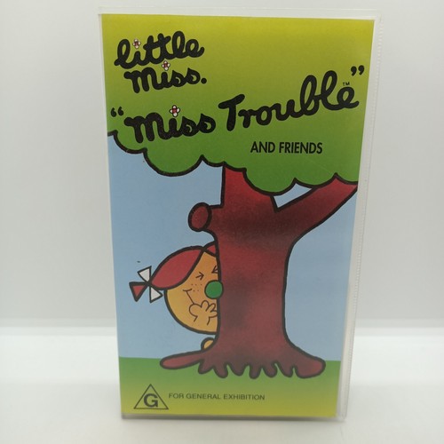 VHS Little Miss Trouble and Friends Video Tape 1992 Vintage Children's ...