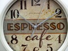 SMALL "EXPRESSO CAFE" KITCHEN WALL CLOCK 8.5" - MADE BY KOLE OF939 | eBay