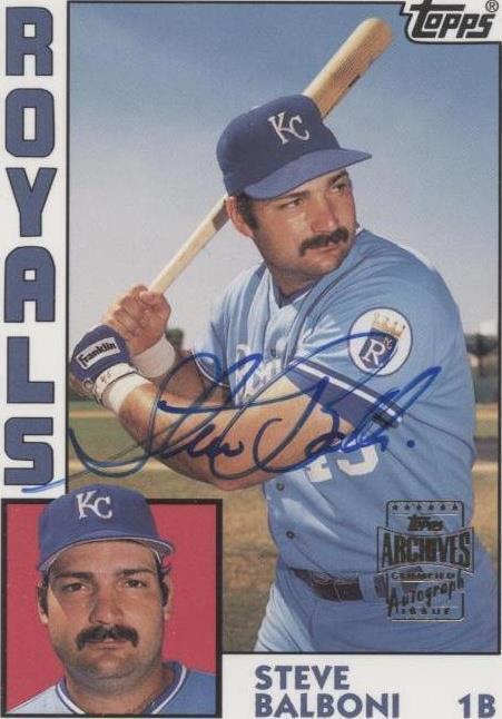 2003 Topps All-Time Fan Favorites - Autographs Steve Balboni #FFA-SB ...