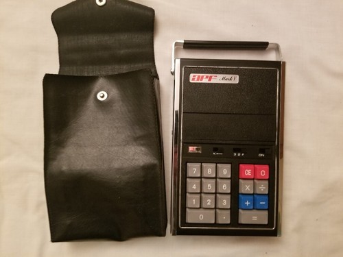 VFD display vintage APF Mark V Calculator, Works and Includes a Case | eBay