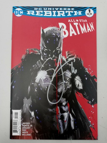 All Star Batman #1 Jock variant SIGNED by Scott Snyder ~ with COA ~ NM ...