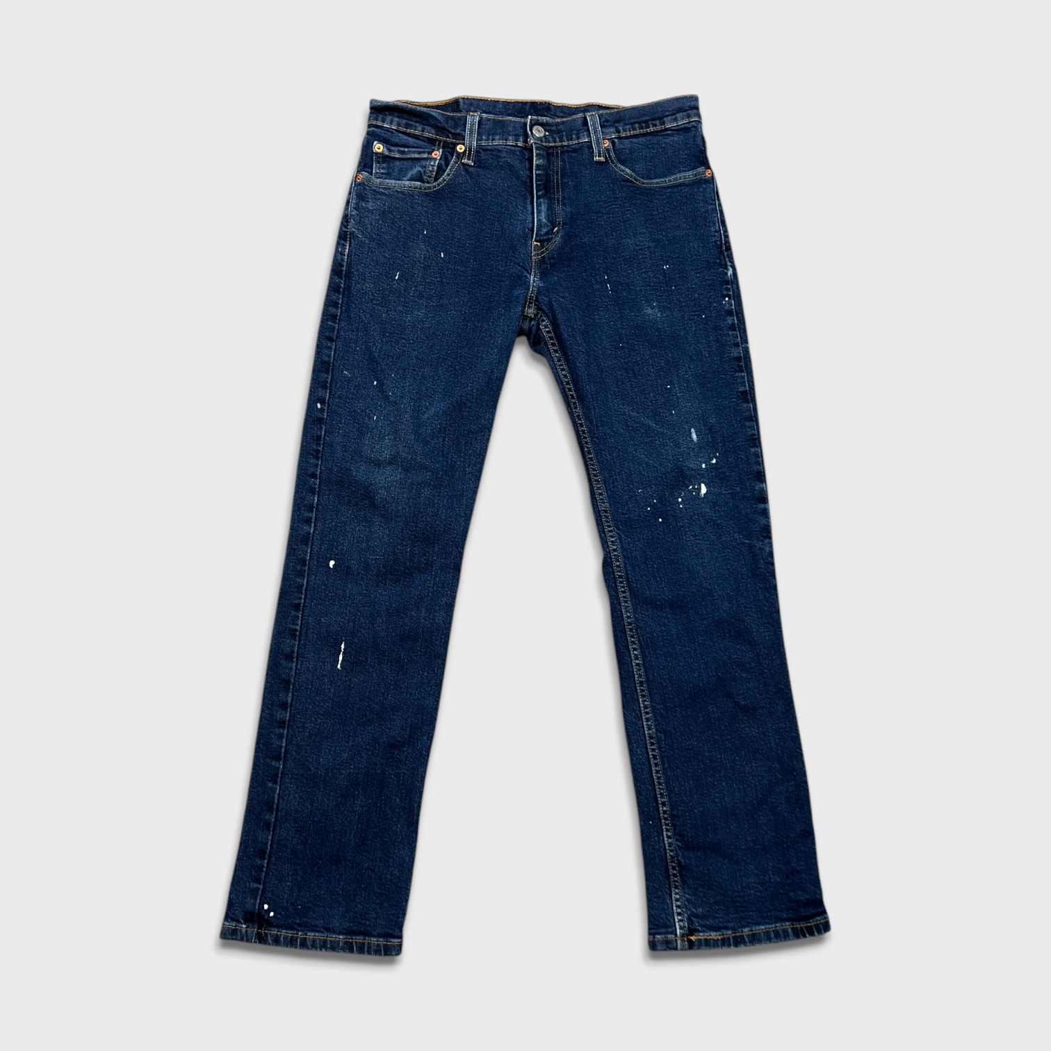 Levi's 514 Jeans Mens 32x30 Blue Slim Straight Fit Da… - Gem