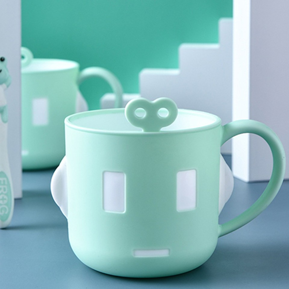 2pcs Children Mouthwash Cups Cartoon Toothbrush Cups Double-layer Anti ...