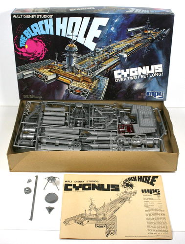 COMPLETE VINTAGE MPC THE BLACK HOLE CYGNUS PLASTIC MODEL KIT DISNEY ...