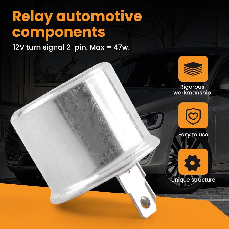 Classic Car Flasher Unit Relay Indicators 12V Light Turn 2 Pin Y4S76619 ...