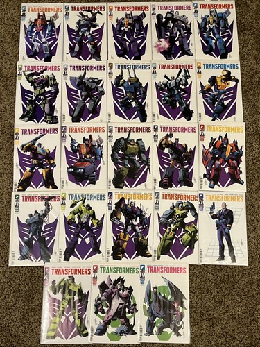 TRANSFORMERS Image 2023 Comic Set Complete 2nd Printing Decepticon ...