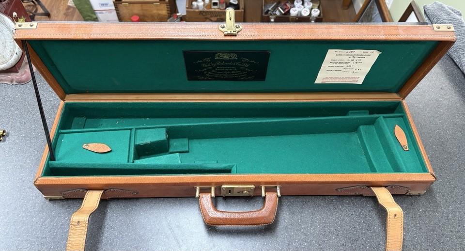 Vintage Leather Shotgun Trunk Case. Westley Richards. High Quality. | eBay