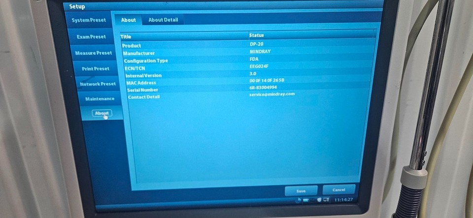 Mindray DP20 Ultrasound | eBay