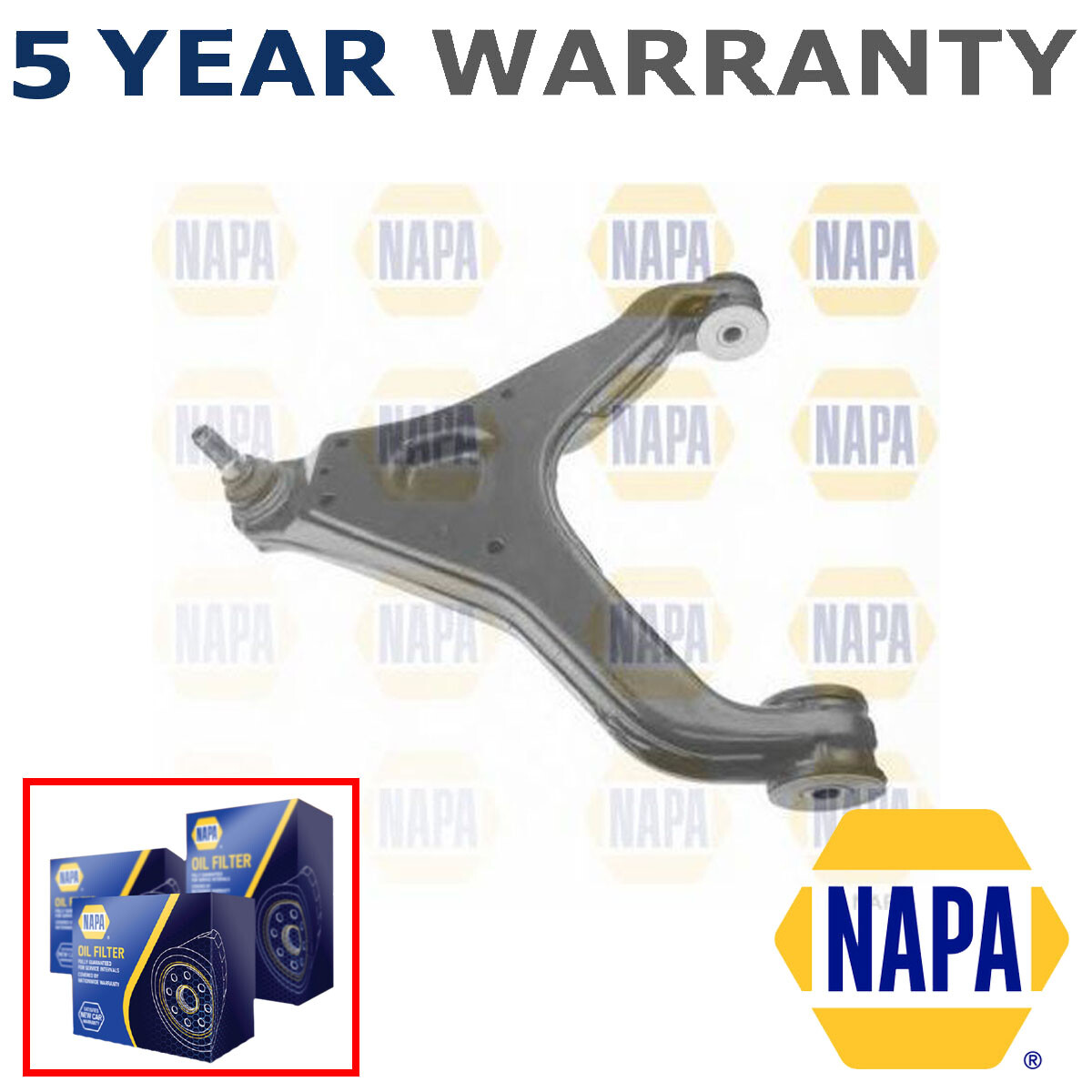 NAPA Front Left Lower Track Control Arm Fits Iveco Daily 2.3 D 2.8 3.0 ...