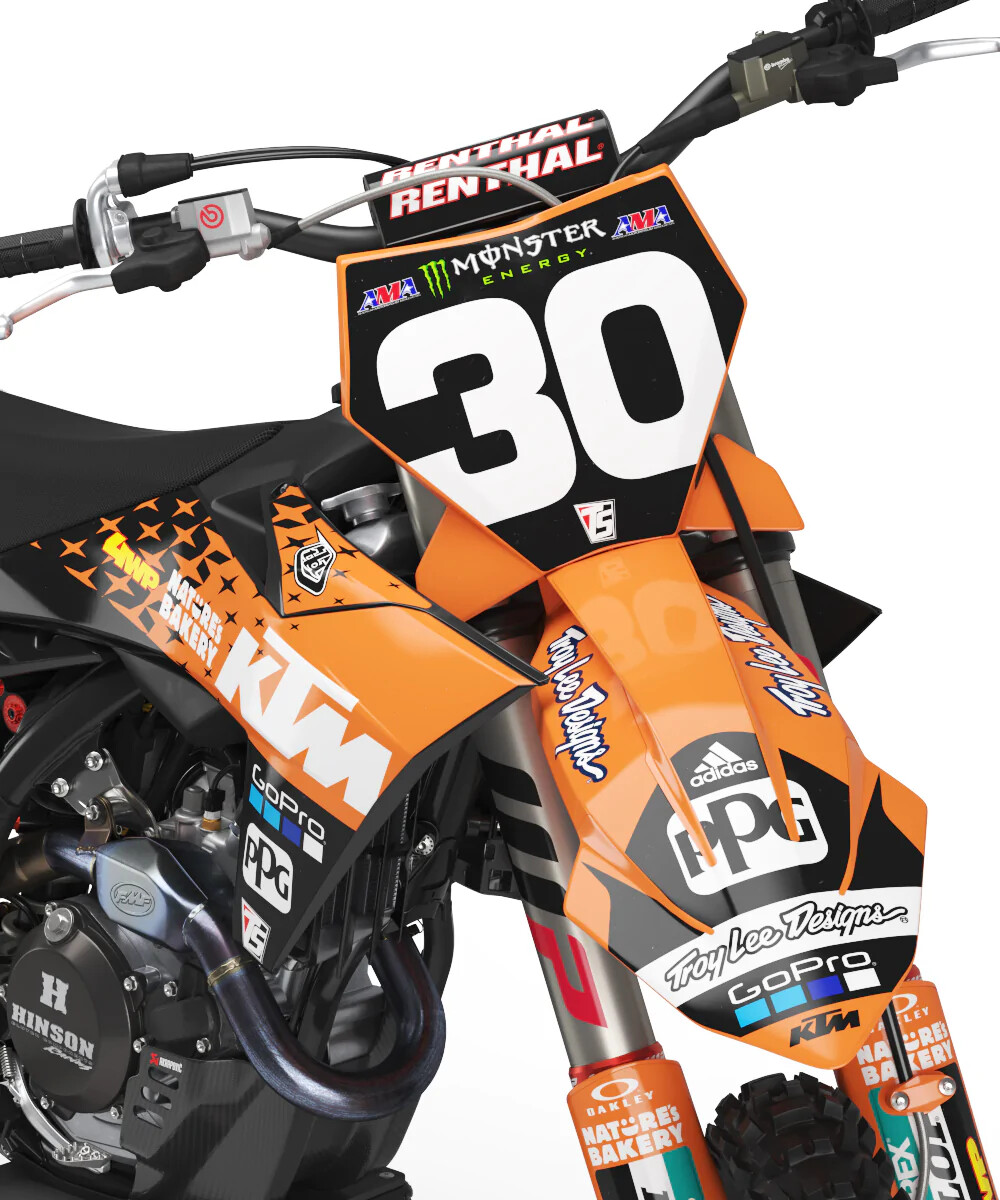 2020 TLD KTM TEAM LIMITED EDITION BLACK / ORANGE GRAPHIC KIT | eBay