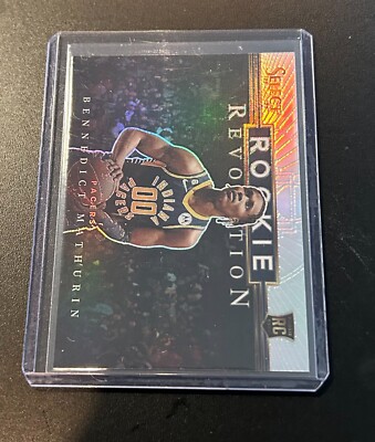 2023 Panini Select Benedict Mathurin Rookie Revolution Holo Prizm ...
