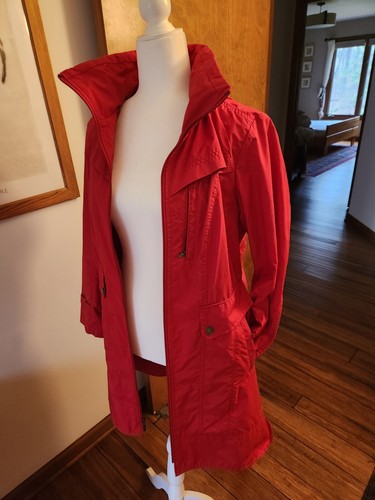 Cole Haan Red Jacket Parka Womens Medium | eBay