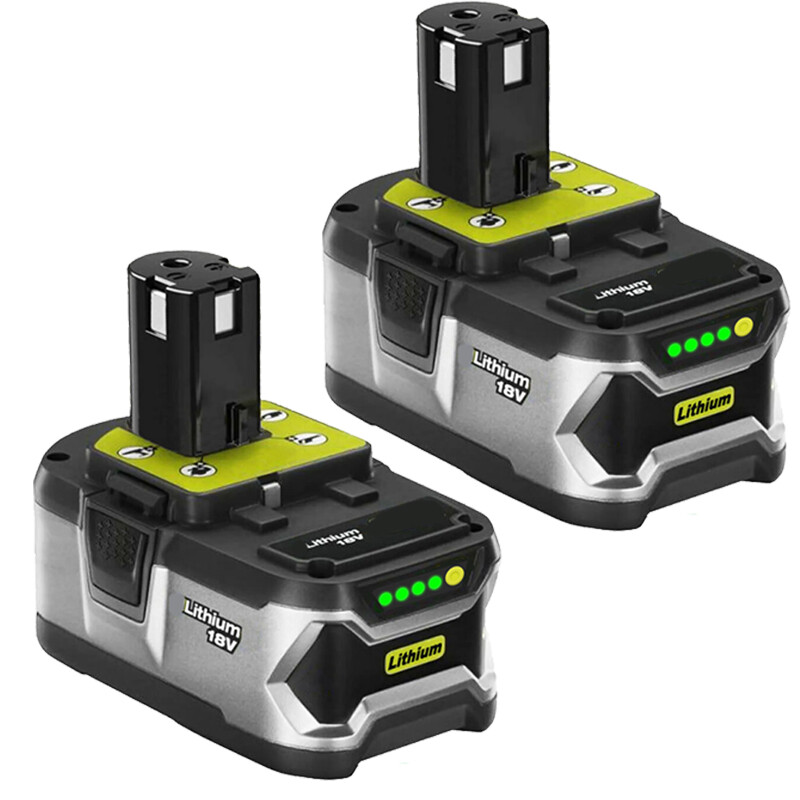 For RYOBI P108 18V High Capacity 8.0Ah 6.0Ah 5.0Ah Battery Lithium-Ion ...