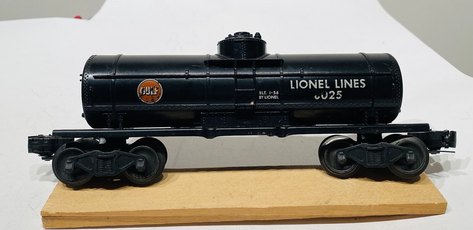 Lionel No. 6025 Gulf Tank Car - Black Plastic | eBay
