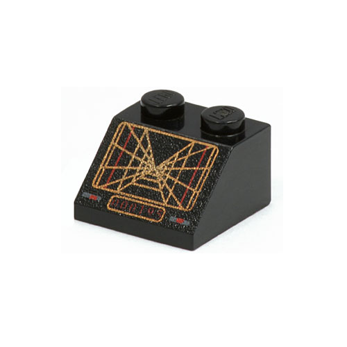 LEGO Star Wars - Black Slope 45 2 x 2 with Screen with Trench Computer ...