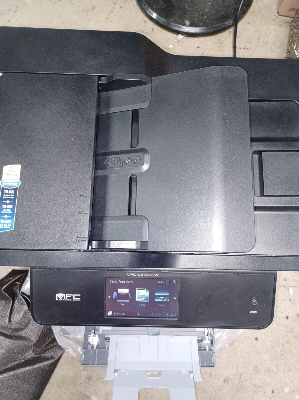 Brother MFC-L6700DW Laser Multifunction Printer Monochrome Duplex ...