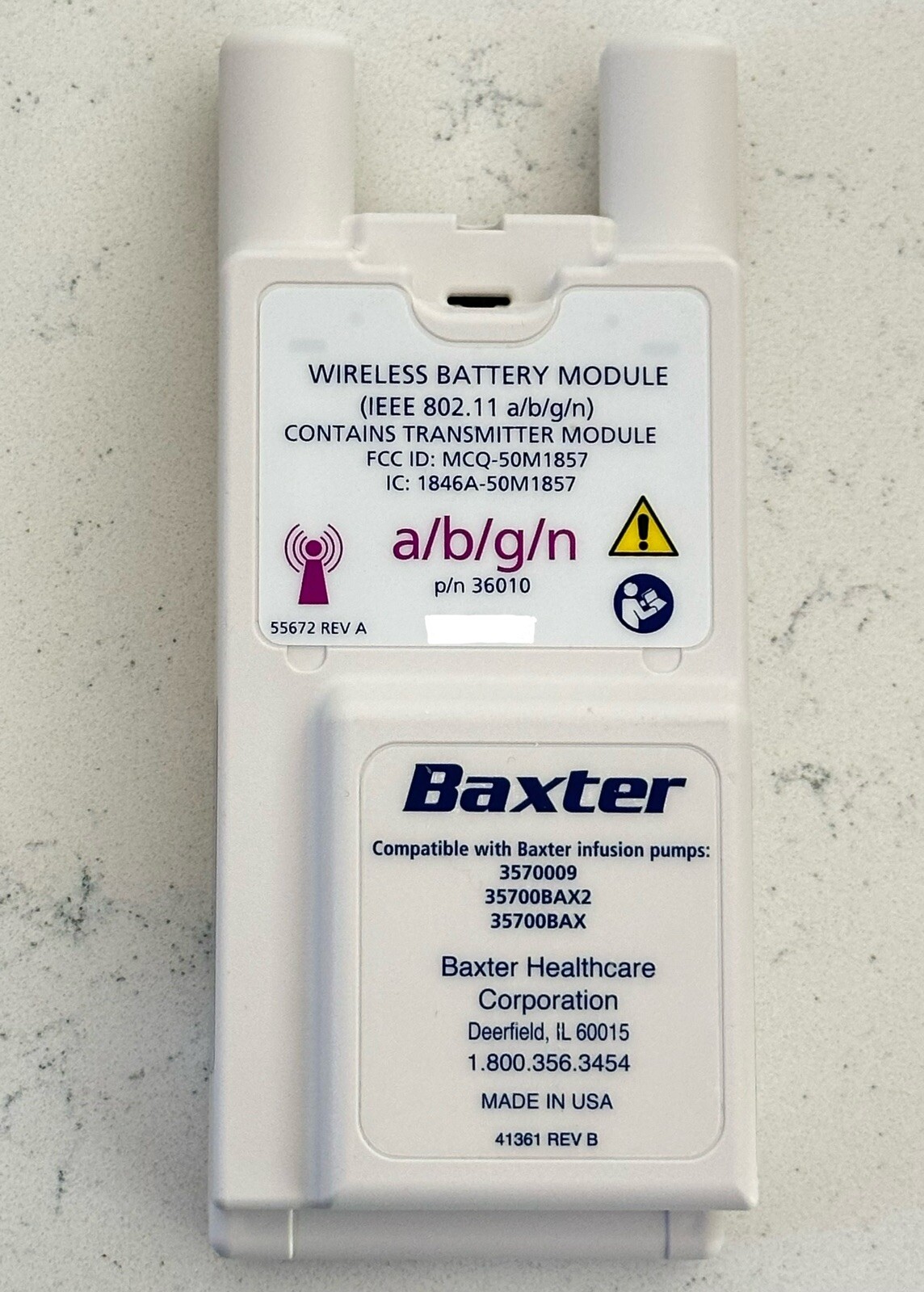 Baxter Sigma Spectrum IQ Dual Antenna a/b/g/n Battery With Core - P/N ...