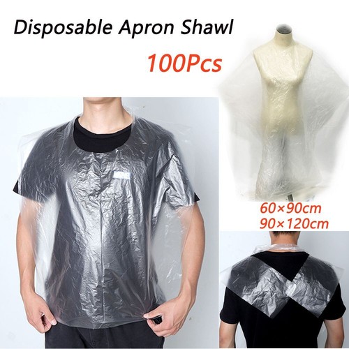 High Density Polythene Body Protection PE Plastic Disposable Shawl ...