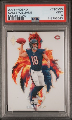 2024 PANINI PHOENIX COLOR BLAST #CBCWS CALEB WILLIAMS ROOKIE RC PSA 9 ...